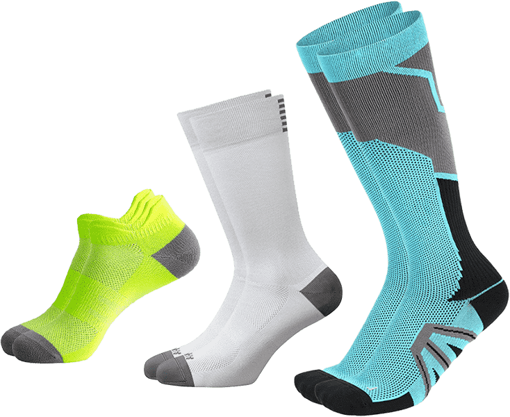 Custom Running Compression Socks With Branded Logo | OKSOX
