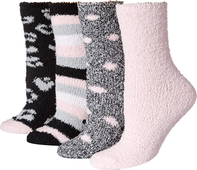 Custom Fuzzy Socks With Logo For Bulk | OKSOX